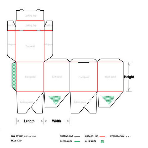 Auto Lock Cap | Custom Boxes