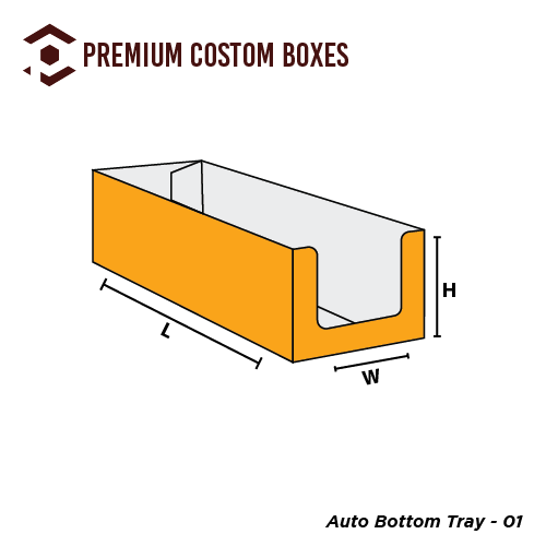 Custom Auto Bottom Tray | Custom Auto Bottom Tray Boxes | PCB