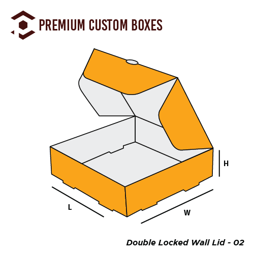 Custom Double locked wall lid boxes | Premium Custom Boxes
