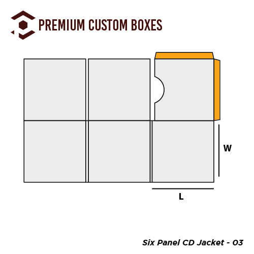 Custom Six Panel CD Jacket | Custom CD Jackets | CD Packaging