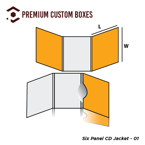 Custom Six Panel CD Jacket | Custom CD Jackets | CD Packaging