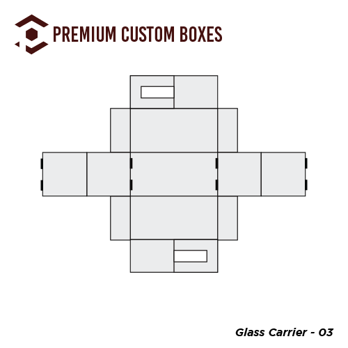 Custom Glass Carrier Boxes | Custom Glass Boxes | Glassware Storage