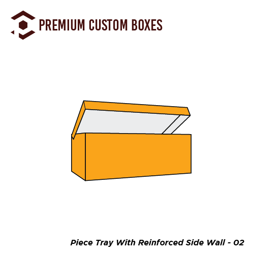 Custom Piece Tray with Reinforced Side | Premium Custom Boxes