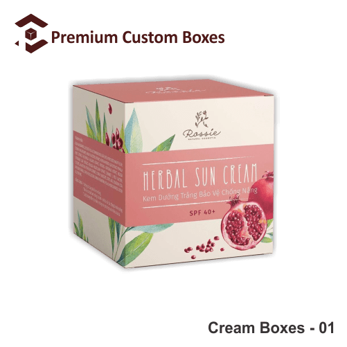 Custom Cream Boxes | Custom Printed Cream Boxes | Cream Boxes