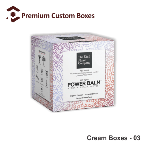 Custom Cream Boxes | Custom Printed Cream Boxes | Cream Boxes