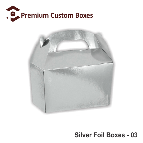 Custom Silver Foil Boxes | Premium Custom Boxes | Silver Foil Packaging