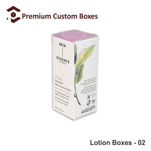 Custom Lotion Boxes | Custom Lotion Packaging | PCB