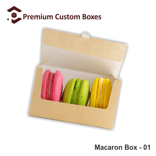 Custom Macaron Boxes | Custom Printed Macaron Boxes | PCB