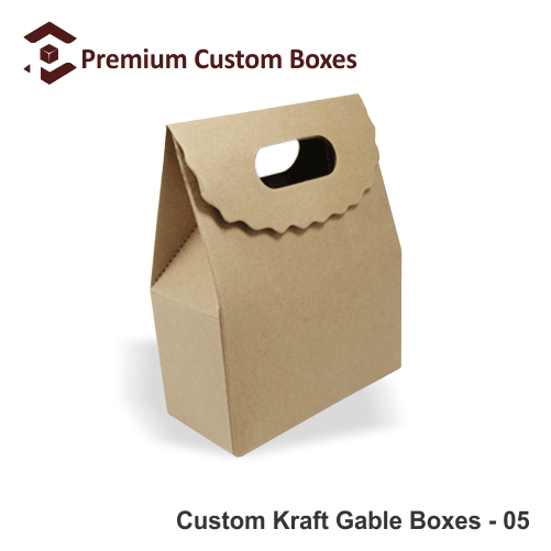 Custom Kraft Gable Boxes | Custom Eco Friendly Gable Boxes | PCB