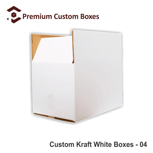 Custom Kraft White Boxes | Premium Custom Boxes | Kraft White Box
