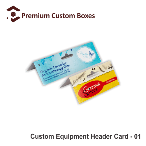 Custom Equipment Header Card | Custom Boxes | Header Card Packaging