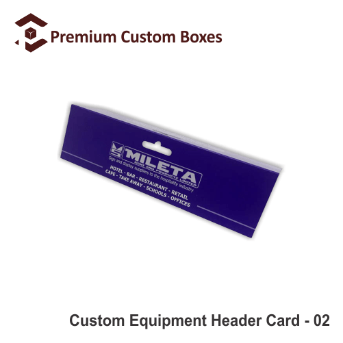 Custom Equipment Header Card | Custom Boxes | Header Card Packaging