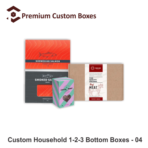 Custom Household 1-2-3 Bottom Boxes | Custom Boxes