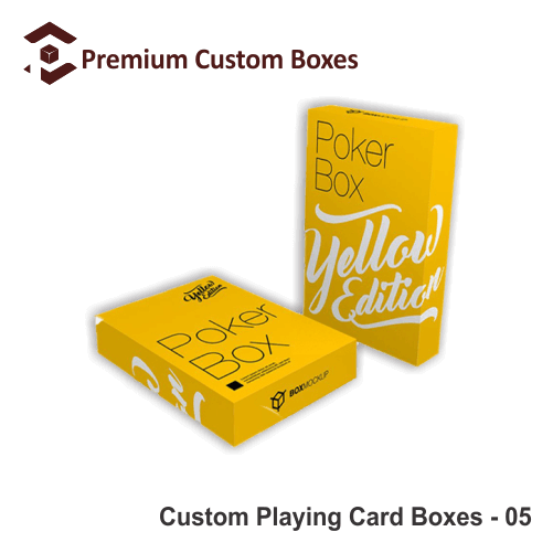 Custom Playing Card Boxes | Premium Custom Boxes | Playing Card Box