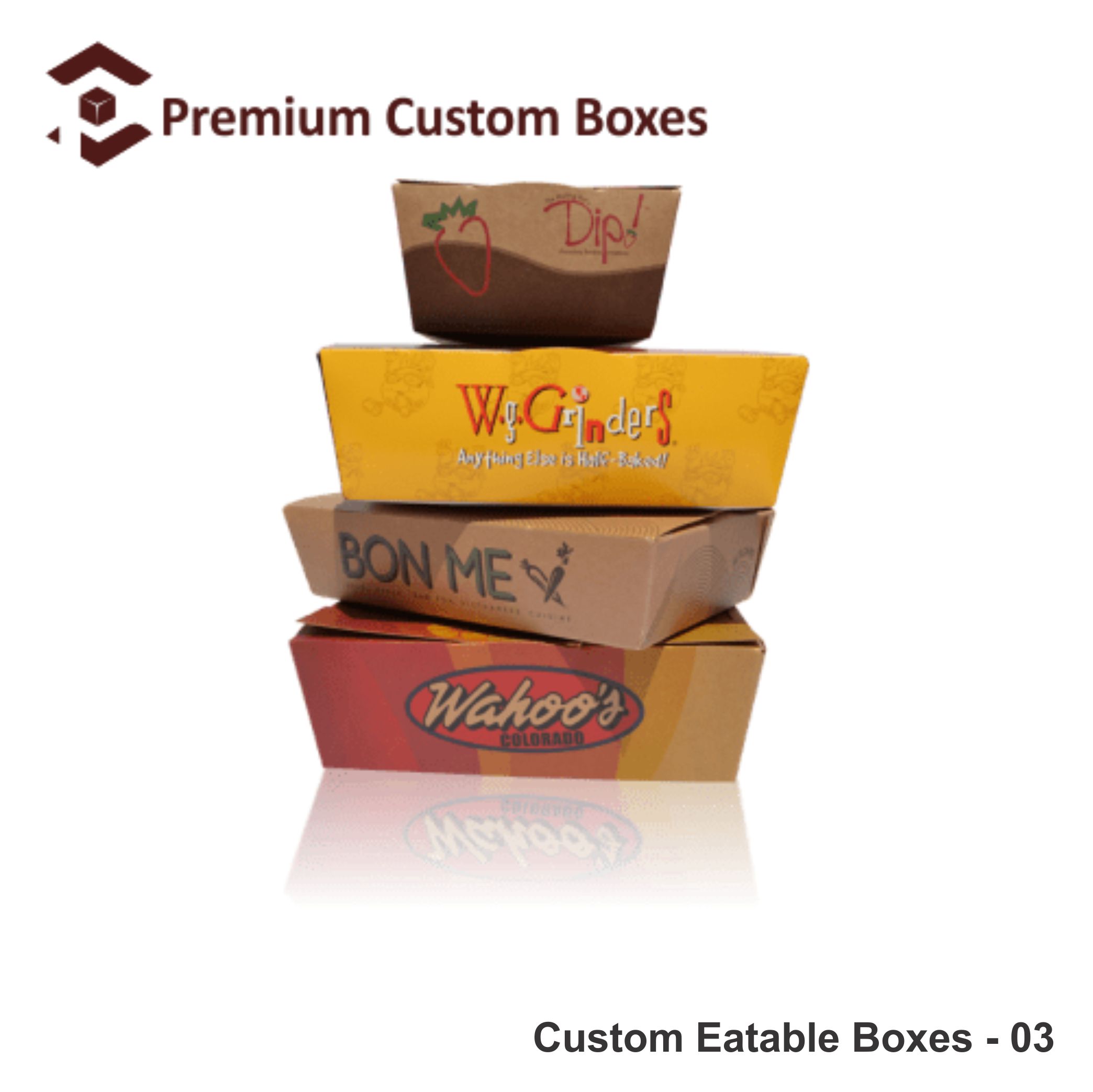 Custom Eatables Boxes | Premium Custom Boxes | PCB