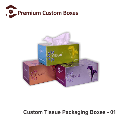 Custom Tissue Packaging Boxes | Custom Kleenex Boxes | PCB