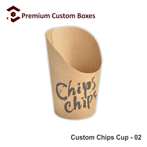 Custom Chips Cup | Custom Chips Boxes | Pimium Custom Boxes