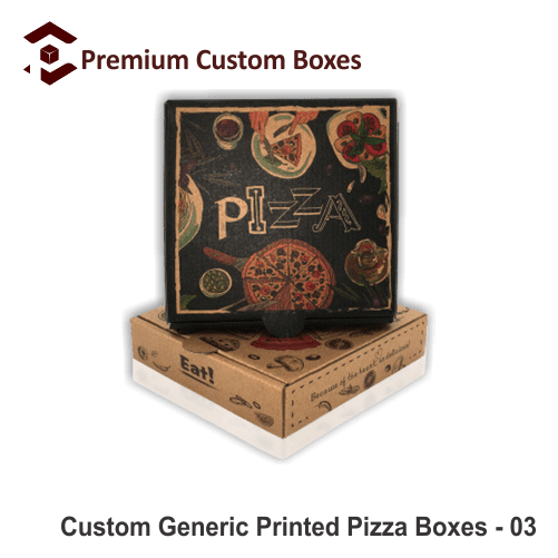 Custom Generic Printed Pizza Boxes | Premium Custom Boxes