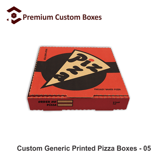 Custom Generic Printed Pizza Boxes | Premium Custom Boxes