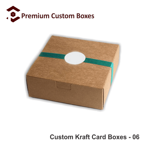Custom Kraft Card Boxes | Custom Boxes | Custom Printed Kraft Boxes