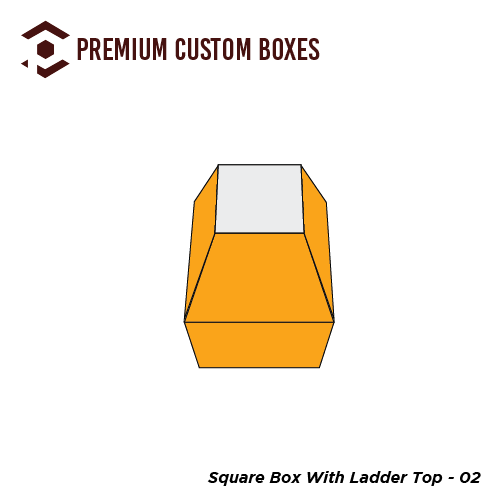 Custom Square Box with Ladder Top | Premium Custom Boxes | PCB