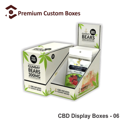 CBD Display Boxes | CBD Display Packaging | Premium Custom Boxes