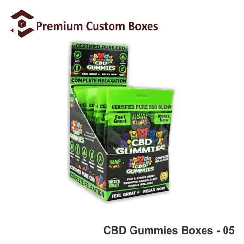 Custom CBD Gummies Boxes | Premium Custom Boxes | PCB