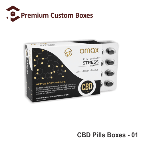 CBD Pills Boxes | Premium Custom Boxes | Cardboard CBD Pills Boxes