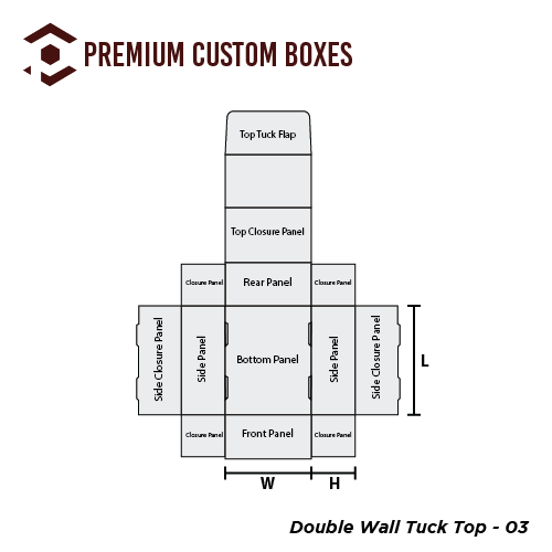 Custom Double Wall Tuck Top | Custom Boxes