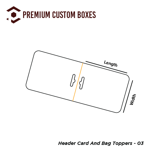 Custom Header Card Bag Topper | Custom Boxes