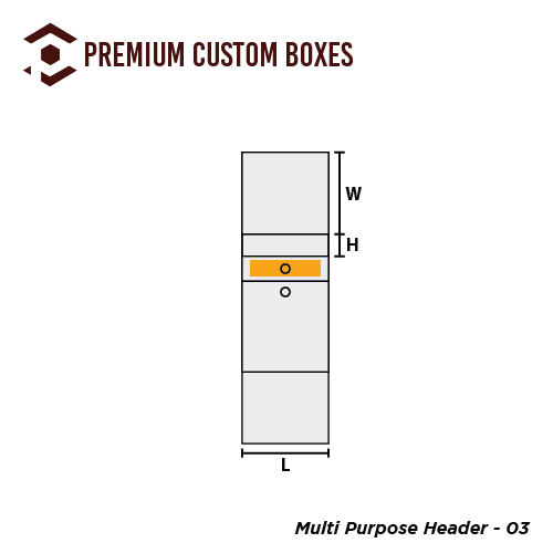 Custom Multi Purpose Header | Custom Boxes
