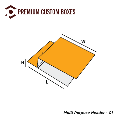 Custom Multi Purpose Header | Custom Boxes