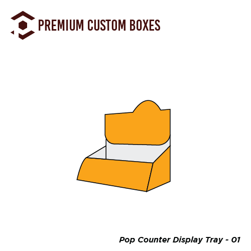 Custom Pop Counter Display Tray | Custom Boxes