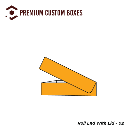 Custom Roll End with Lid | Custom Boxes