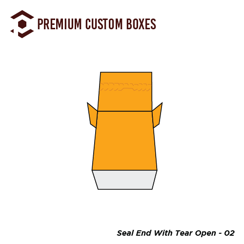Custom Seal End with Tear Open | Custom Boxes |Tear Open Packaging