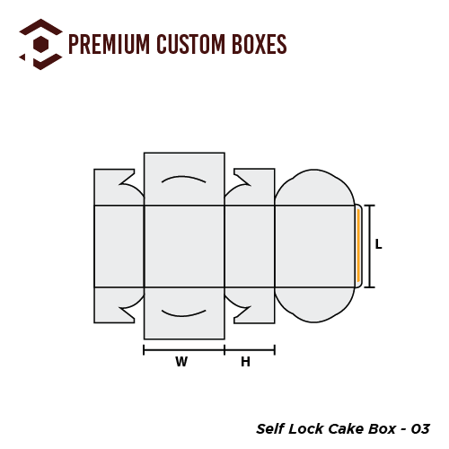 Custom Self Lock Cake Boxes | Custom Boxes | Lock and lock cake carrier