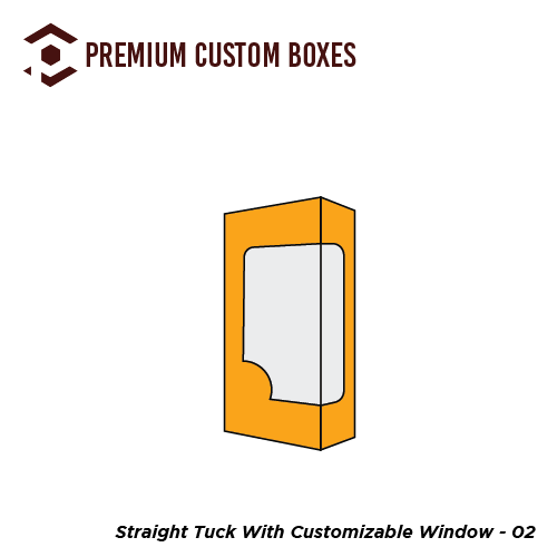 Custom Straight Tuck with Customizable Window | Custom Boxes