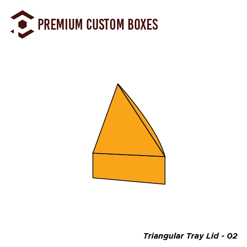 Custom Triangular Tray Lid | Custom Boxes