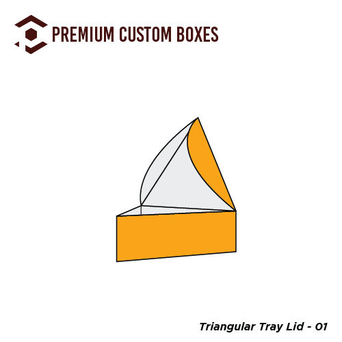 Custom Triangular Tray Lid | Custom Boxes