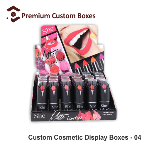 Custom Cosmetic Display Boxes | Custom Boxes | Makeup Display